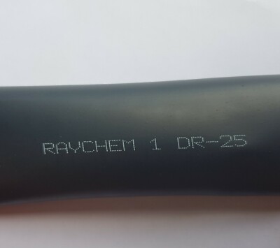1m length Raychem 1" DR-25 Diesel Resistant Heat Shrink Tubing 1 inch ...