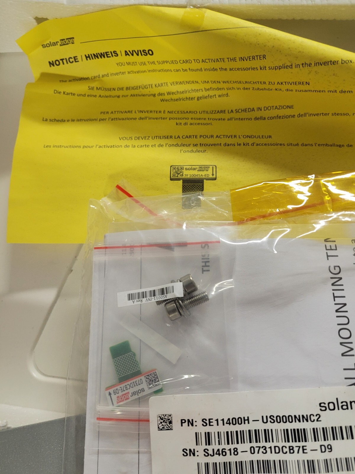 SOLAREDGE+SE11400H-US000BNU4+SINGLE+PHASE+INVERTER+W%2F+DC+SAFETY ...