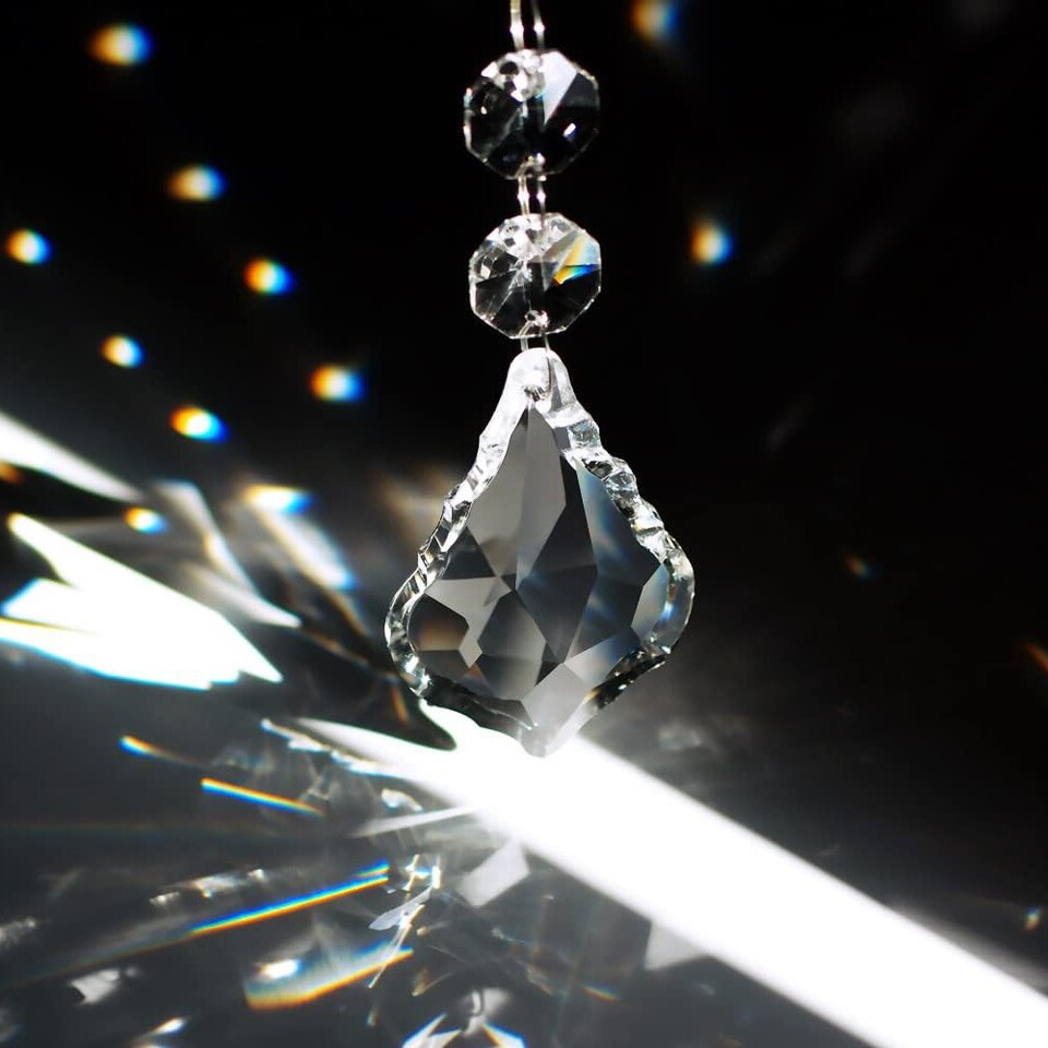 10/15/20 Pieces Clear Teardrop Crystal Chandelier Crystal Pendants ...