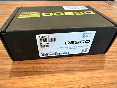 Desco 19321 Full-Time Continuous Monitor, with North American Power ...