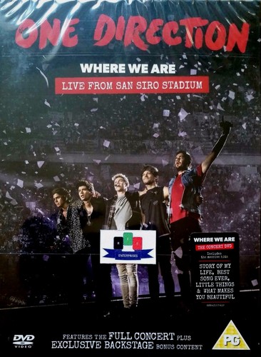 One Direction - Where We Are (Live Concert) Music DVD 2014 New And ...