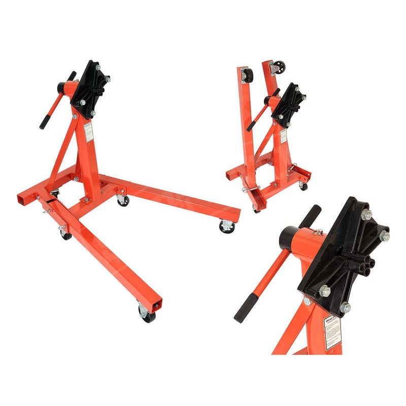 900 kg ENGINE STAND FOLD UP H/D V8 MOTOR ENGINE RECONDITIONING ...