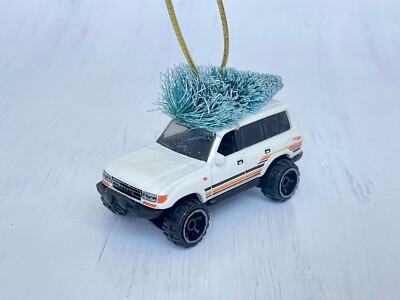 Custom Toyota Land Cruiser 80 Christmas Tree Ornament Hand Made Diecast ...