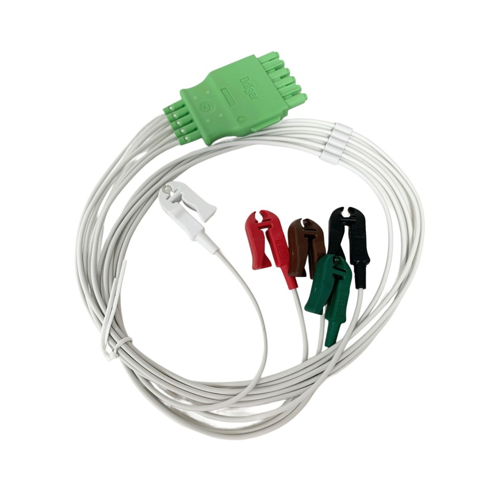 Drager REF MP03424, EKG 5-lead TruST, Telemetry single pin | eBay