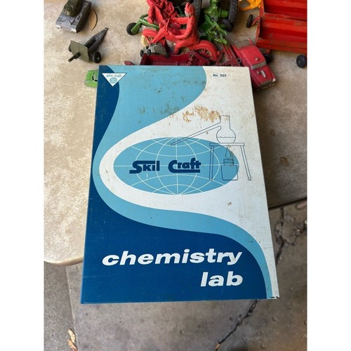 Vintage 1960s Skil-Craft Chemistry Lab Set No. 502 – Complete Science ...