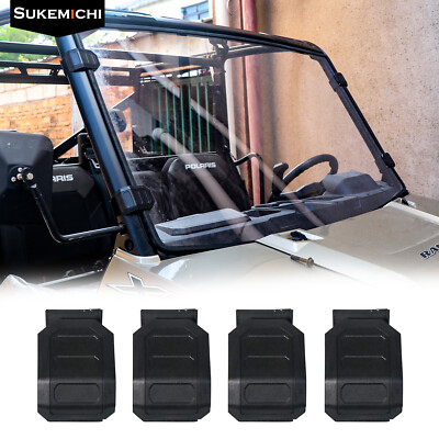 4Pcs UTV Front Windshield Mounting Clamp Kit for Polaris Can Am Yamaha ...