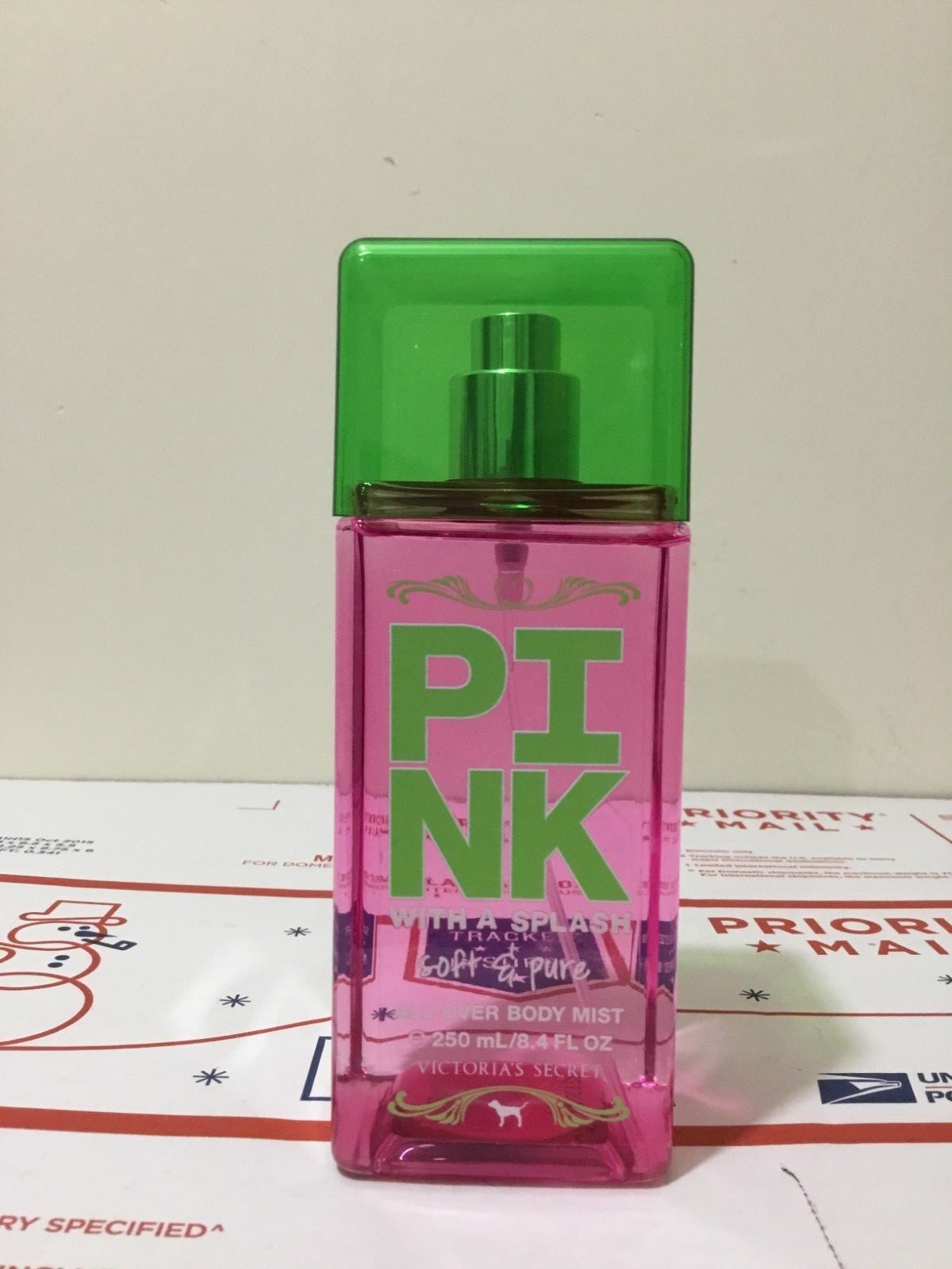 VICTORIA'S SECRET PINK WITH A SPLASH ALL OVER BODY MIST SPRAY FULL SIZE ...