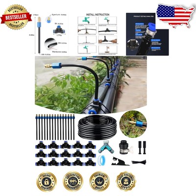 High-Pressure Adjustable Atomizing System - 82FT Copper Sprayer for All ...