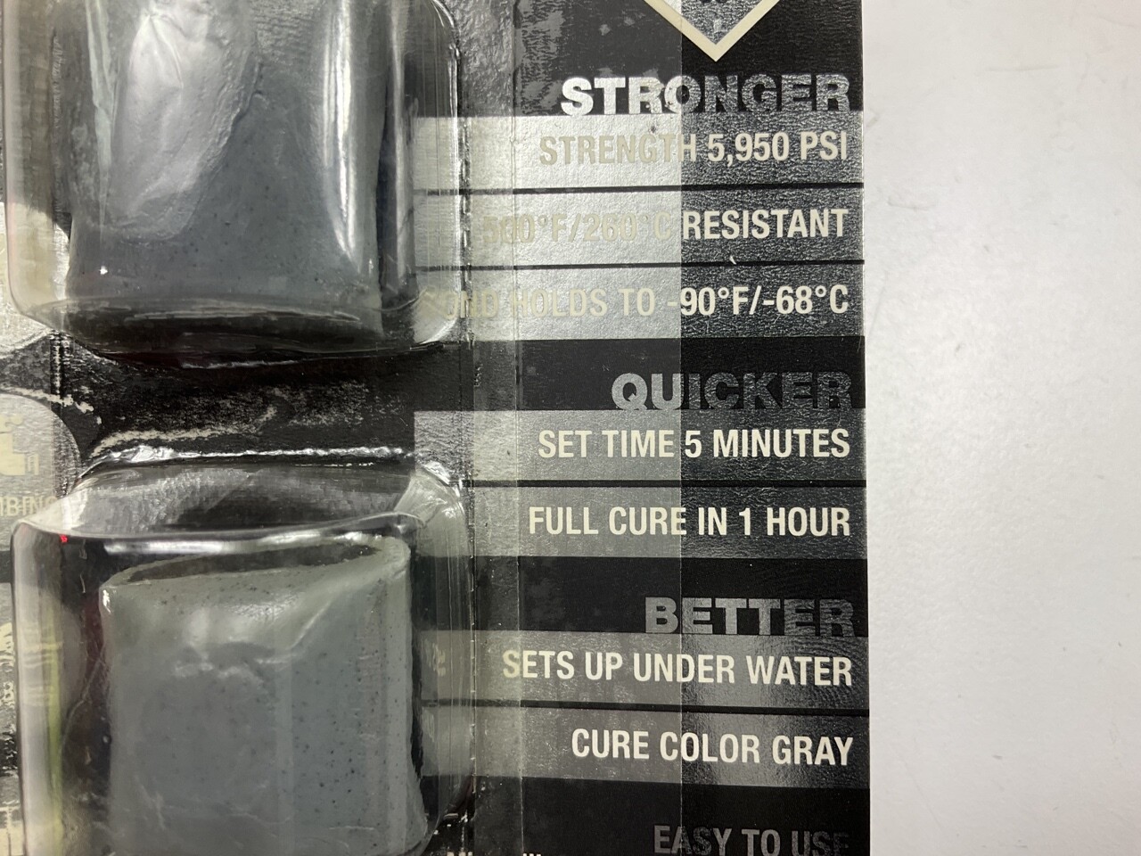 Blue Magic 16001 QuikSteel Steel Reinforced Epoxy Putty For Metal ...