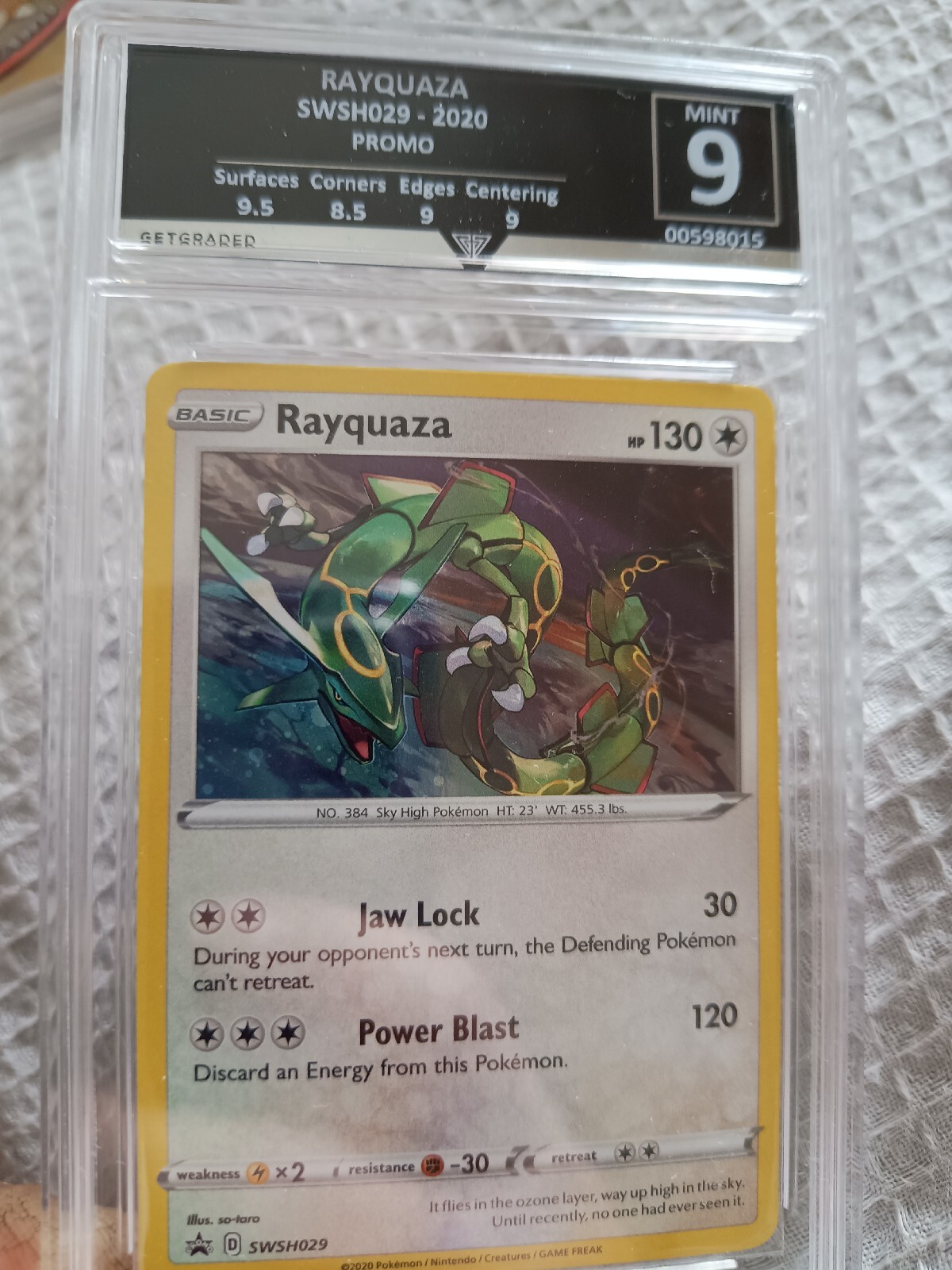 Pokémon TCG Rayquaza SWSH Black Star Promo SWSH029 Holo Promo for sale ...