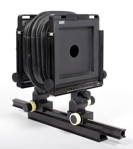 Arca Swiss Discovery 4X5 camera with telescoping rail & universal ...