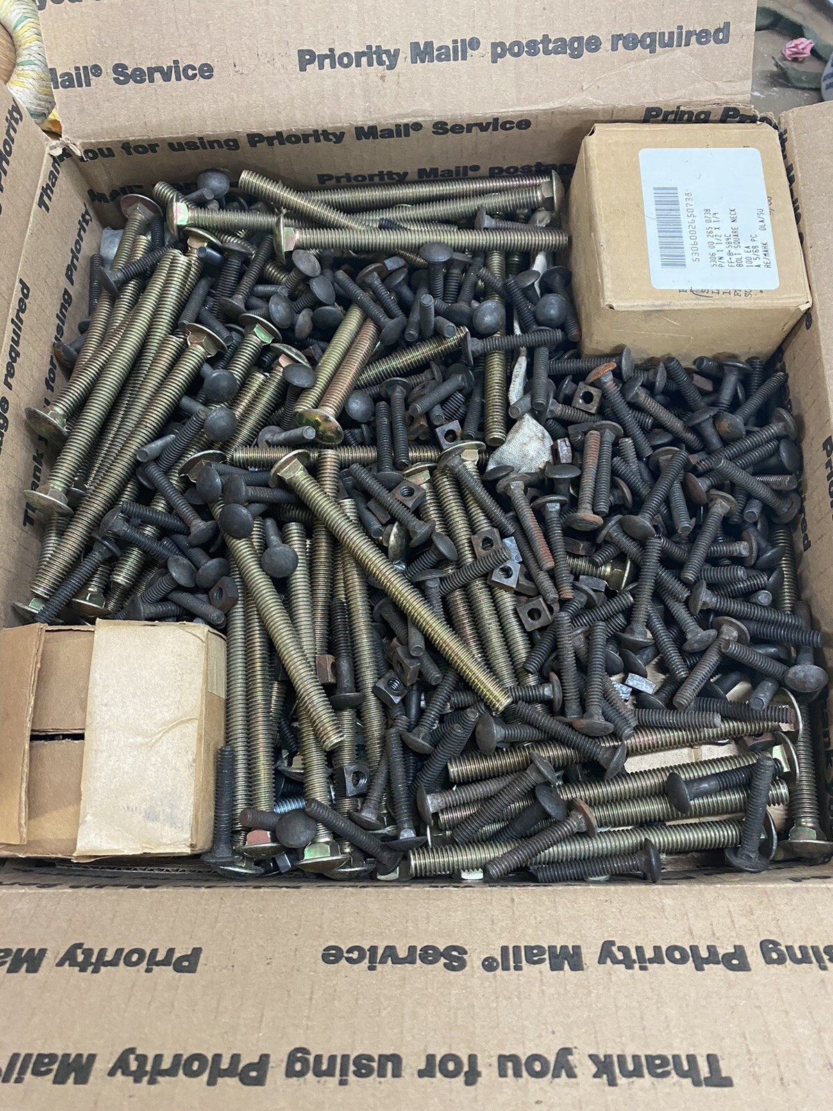 Big Lot Of NOS Military Aviation Grade Bolts Carriage Bolt Industrial ...