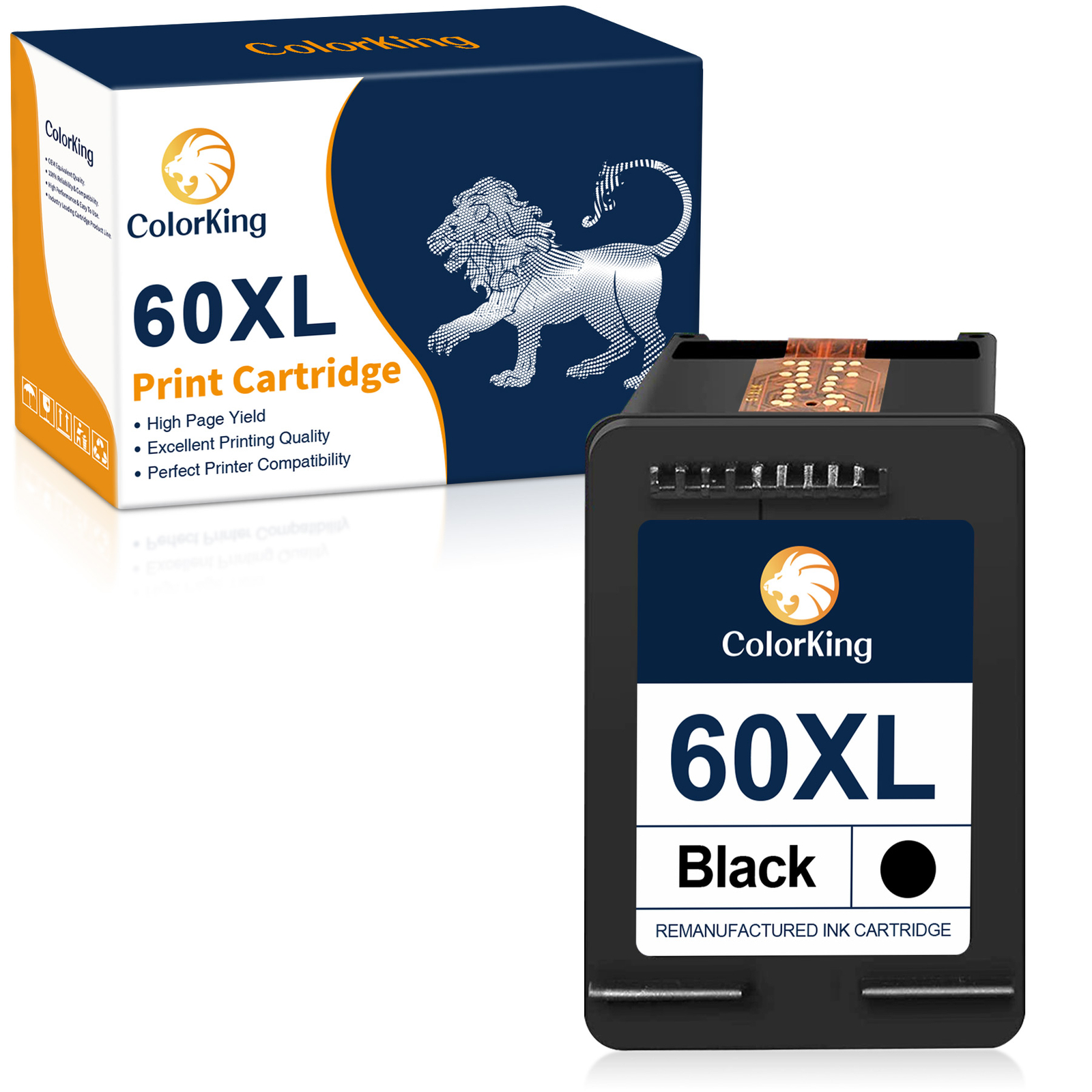 60XL Ink Cartridge for Hp 60-XL PhotoSmart C4780 C4795 C4680 C4650 D110 ...