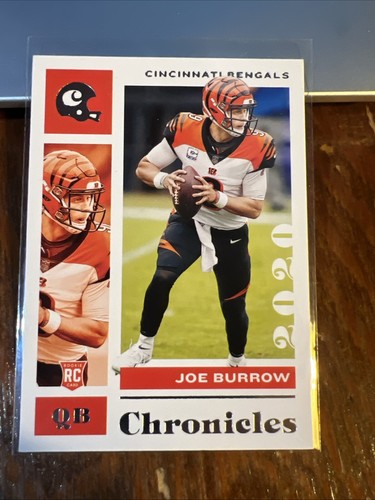 Joe Burrow 2020 Panini Chronicles Rookie Card RC #19 Cincinnati Bengals ...