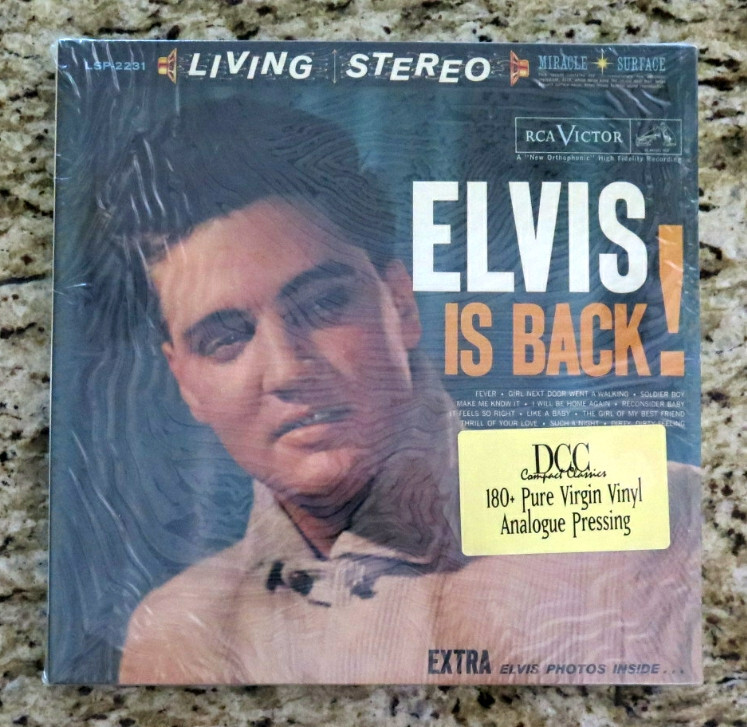 Elvis Presley - 3 Vinyl LP Set Elvis Is Back / 24 Karat Hits SEALED ...