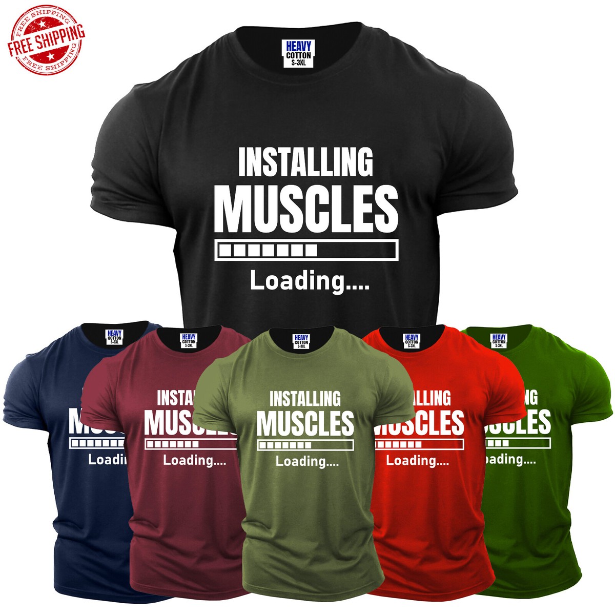 Muscle Shirts Are For Muscles INSTALLING MUSCLES PLEASE WAIT SANDO