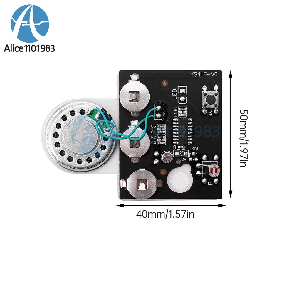 Greeting Card module DIY Musical Board Recordable Voice Music Sound ...