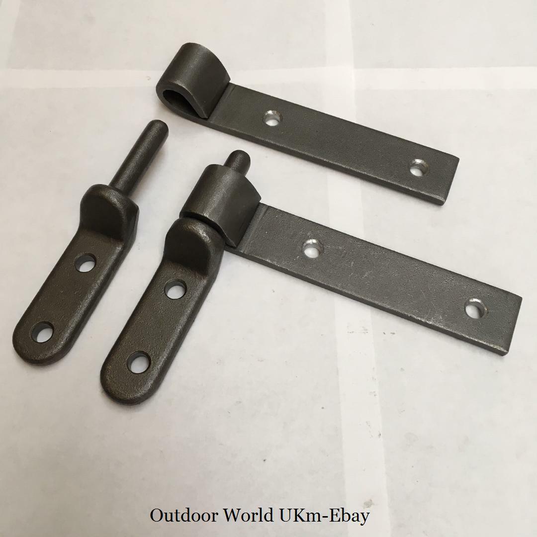 Trailer Tail Gate Hinges Pins Gudgeons Hangers Wrought Iron Bolt Weld ...