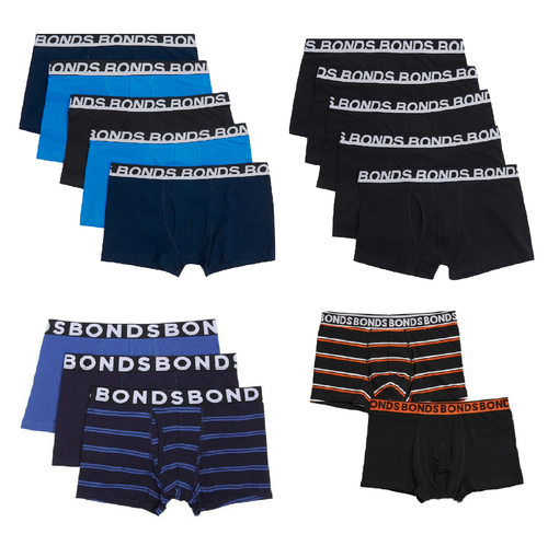 6 x Mens Bonds Everyday Trunks Briefs Boxer Assorted Underwear | eBay