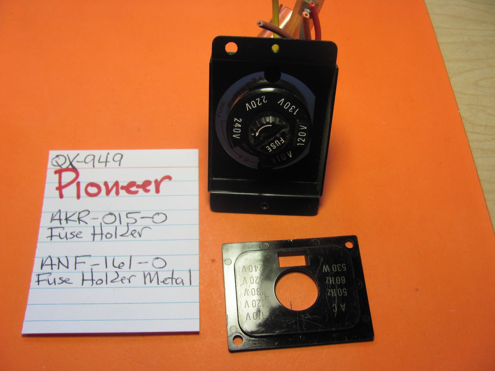 📈PIONEER AKR-015 FUSE SOCKET ANF-161 FUSE HOLDER BRACKET AKP-005 AC ...