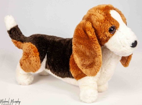 Douglas Cuddle Toy Bassett Hound Beagle Weiner 11” Puppy Dog Stuffed ...