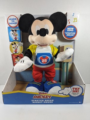 Disney Junior Mickey Mouse Funhouse Stretch Break 17-Inch Plush Toy NIB ...