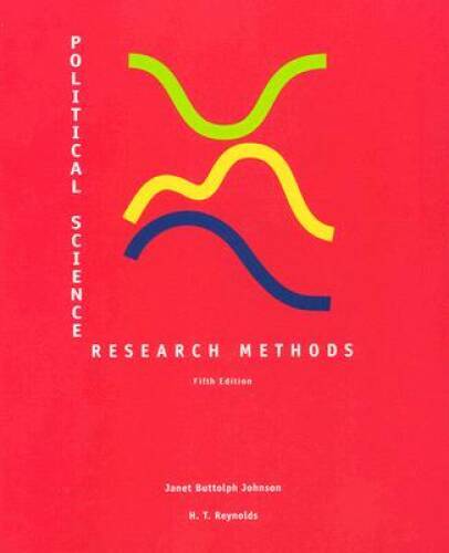Political Science Research Methods - Paperback By Janet Buttolph ...