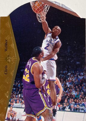 1994-'95 Upper Deck SP Die-Cut card #D161 Chris Webber Washington ...