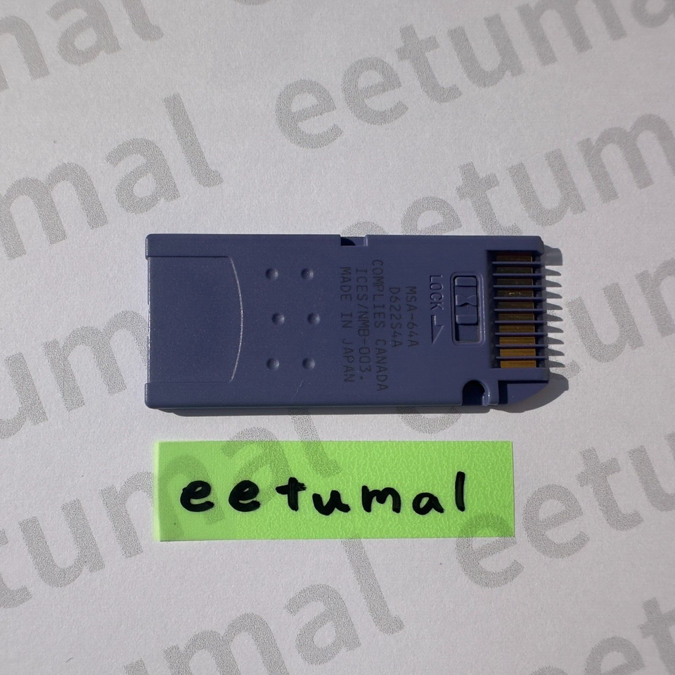 SONY 64MB 32MB 16MB 8MB 4MB Memory Stick MS Card, Long MS, For Sony ...