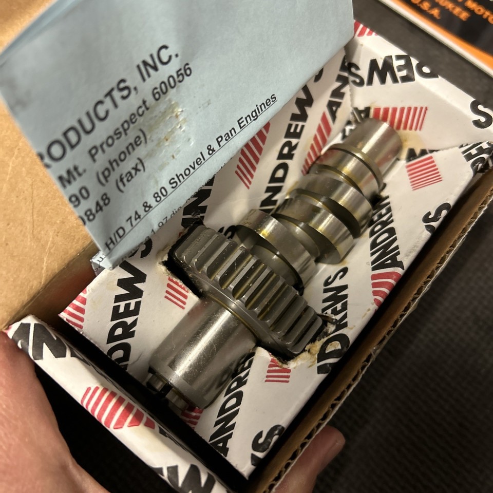 NOS ANDREWS BH CAM HARLEY SHOVELHEAD 1970-77 FX FL Cone Shovel 212430 ...