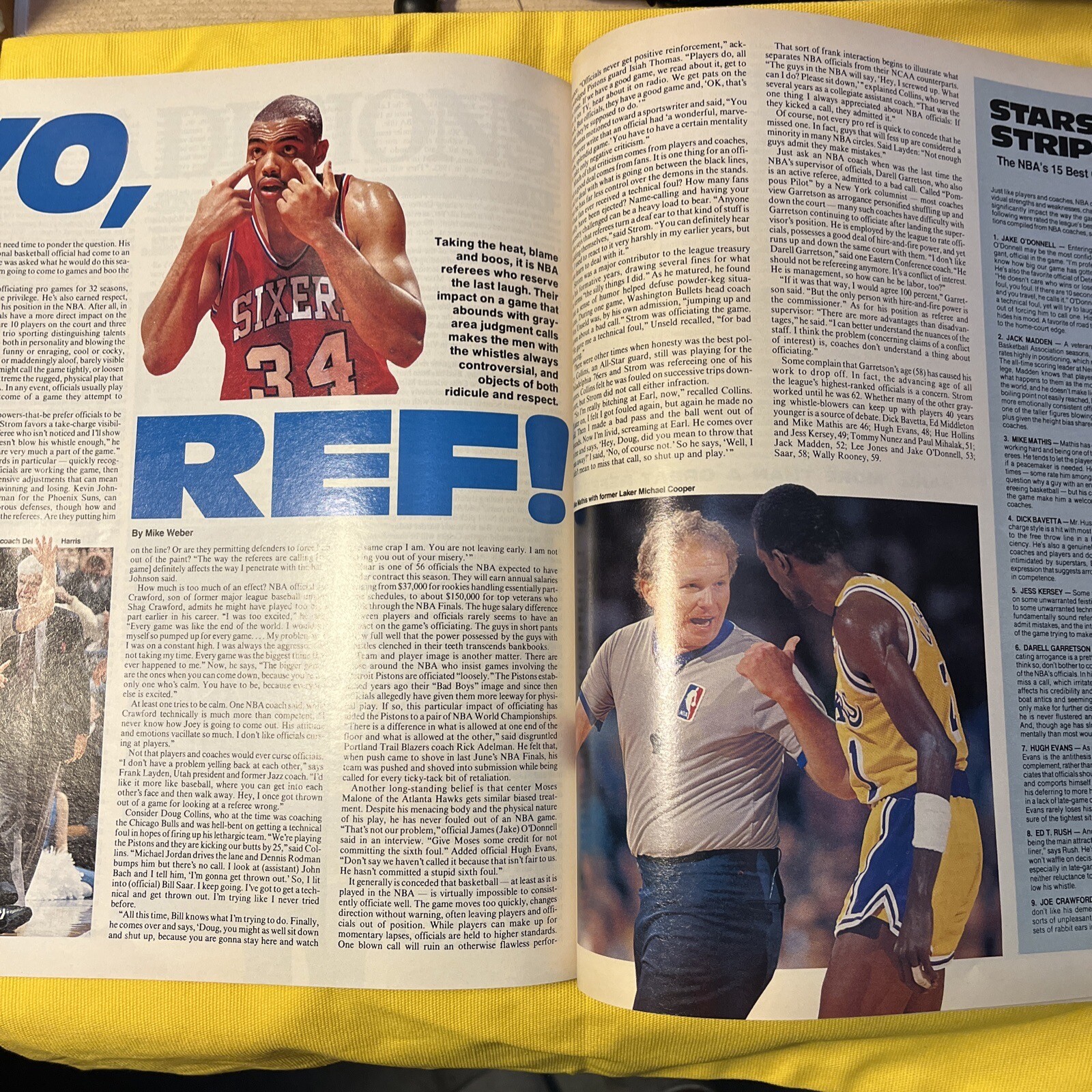 1990-91 DICK VITALES Basketball Magazine With Michael Jordan On Cover ...