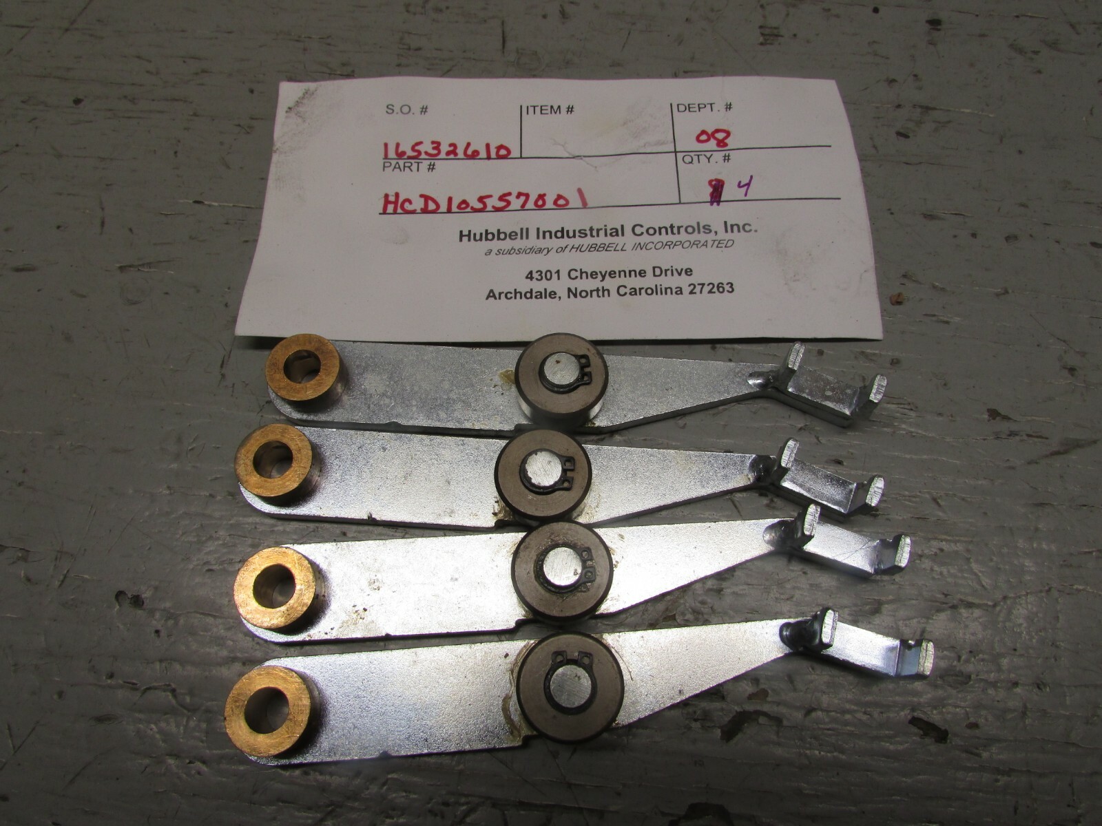 Hubbell HCD10557001 Index Lever AY L.H. Lot of 4! | eBay