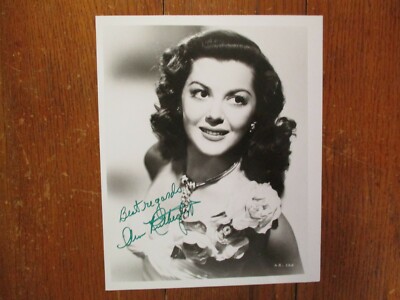 ANN RUTHERFORD("Gone With The Wind/Andy Hardy")Signed 8 x 10 Black ...