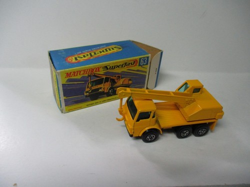 Matchbox Lesney Superfast SF63 Dodge Crane Truck- Transitional, boxed ...