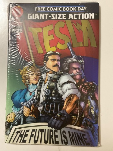 Red Giant "Tesla Giant Size Action" Free Comic Book Day Factory Sealed ...