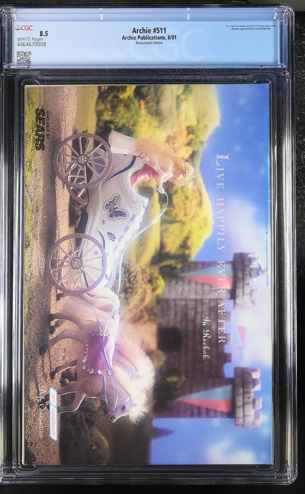 ARCHIE #511 CGC 8.5 ARCHIE COMICS NEWSSTAND 'IN THE PINK' RISQUE COVER ...