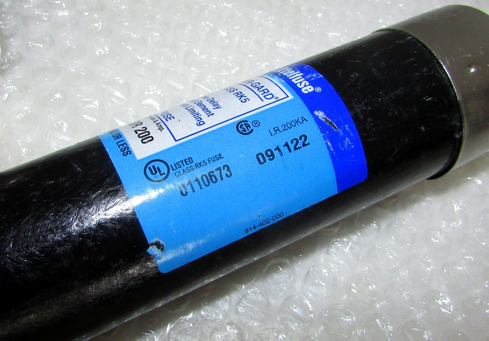 (2) Littelfuse FLSR-200 Dual-Element Time Delay Fuse Class RK5 600-Volt ...
