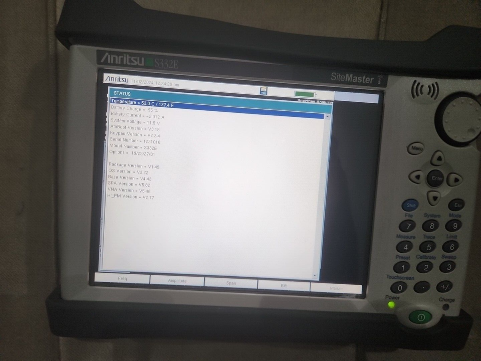 Anritsu S332E Cable Antenna Analyzer options 19/25/27/31 | eBay