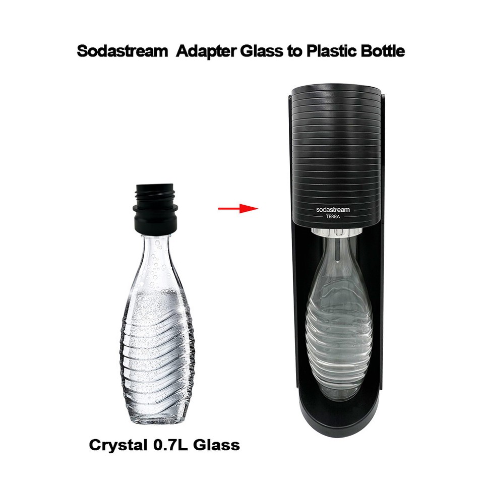 1 Pcs Quick Connect Soda Water Glass Bottle Adapter Fit for Sodastream ...