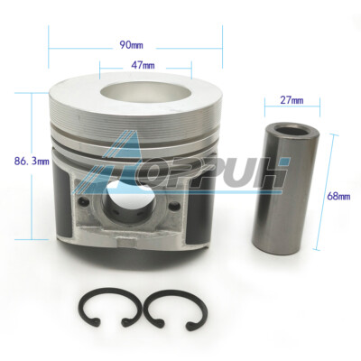 Direct Injection Piston Set STD for Mitsubishi K4N | eBay