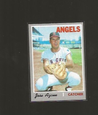 1970 TOPPS JOSE AZCUE #294 EX-EX+ MID-HIGHER GRADE | eBay