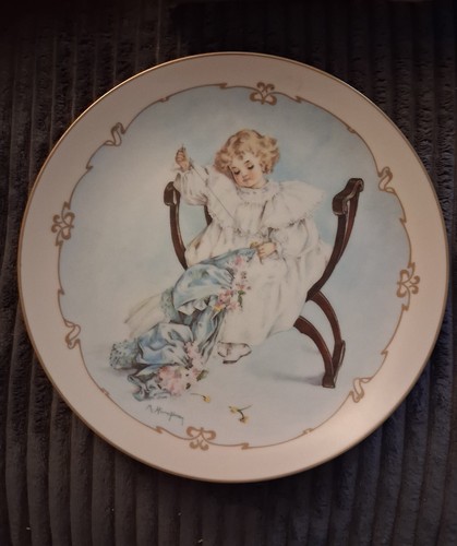 Hamilton Collection The Seamstress Little Ladies Plate Maude Humphrey ...