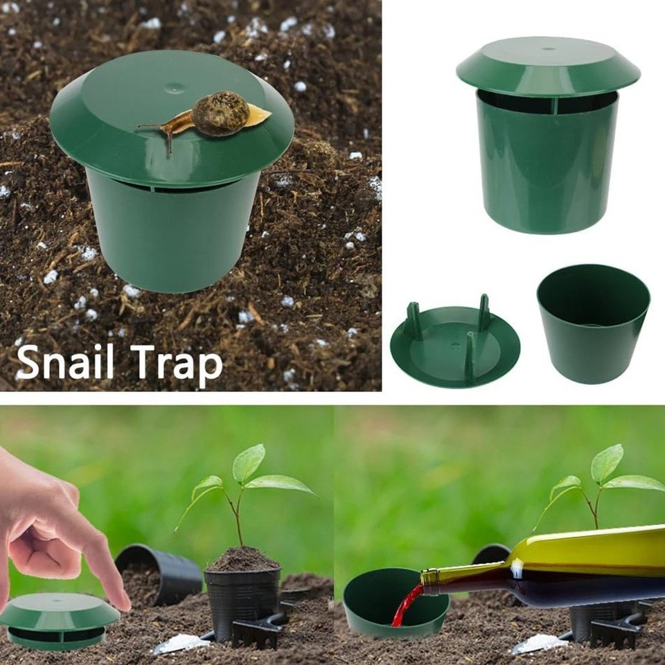 Garden Snail Trap, Environmentally Friendly Non- Plastic Capture Box ...