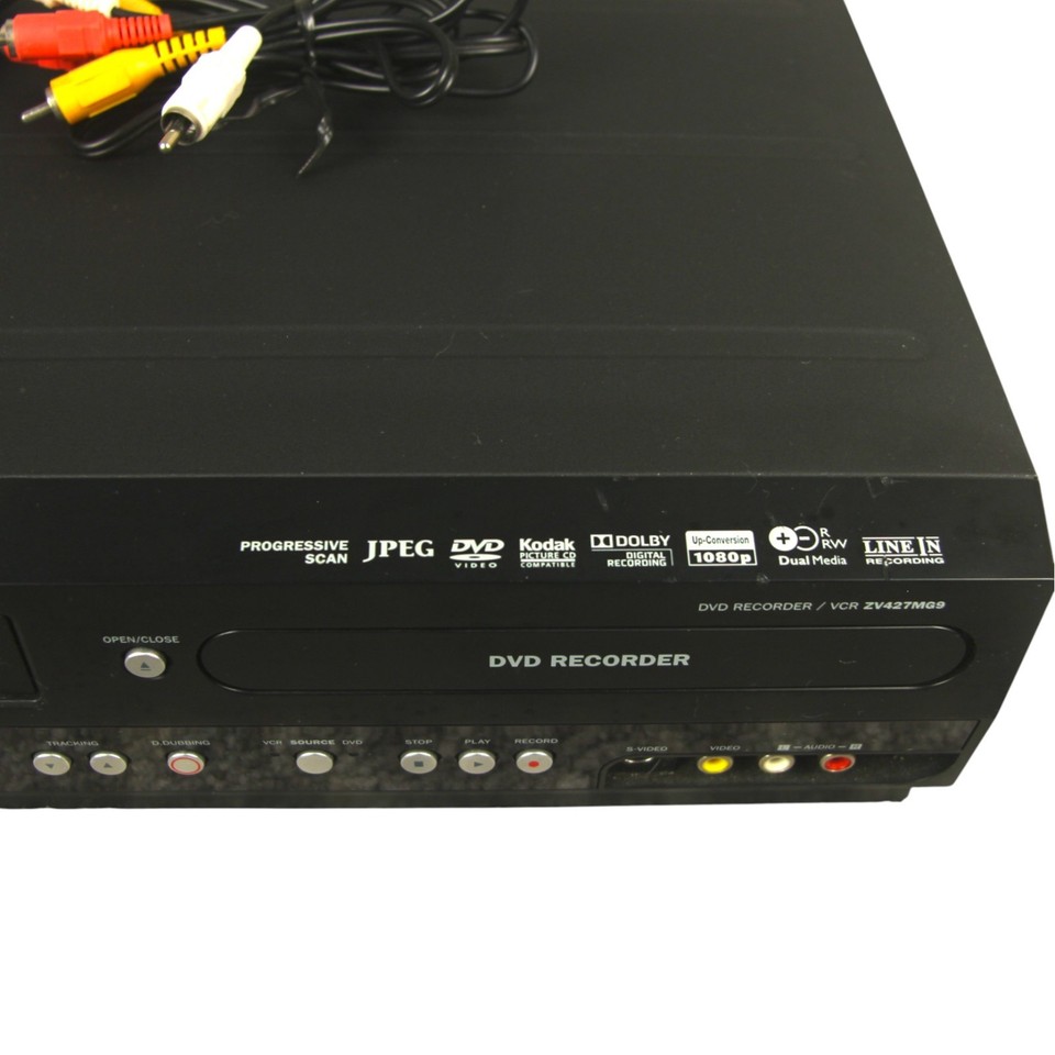 Magnavox ZV427MG9 VCR/DVD Recorder Combo HDMI Output W/ Remote Tested ...