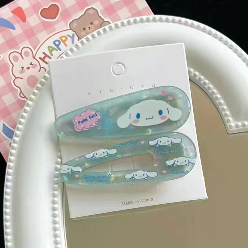 2 Pcs Anime Hairpin Kawaii Hair Accessories Headwear Hair Clip Gifts ...