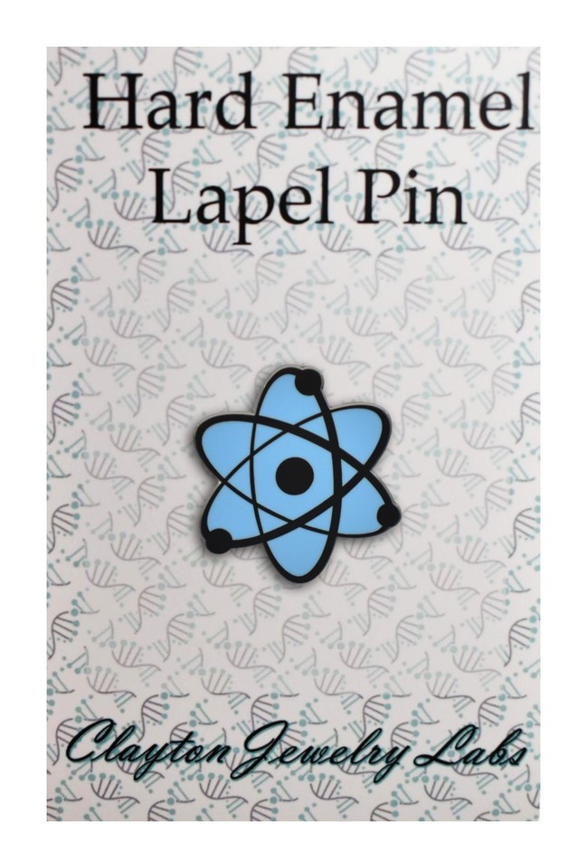 Atomic Symbol Hard Enamel Lapel Pin | eBay
