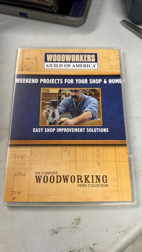 Woodworkers Guild Projects LOT OF 11 DVDs WOODWORKING, Wood, CARPENTRY ...