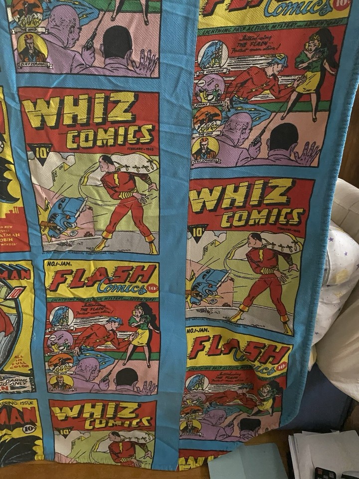 1975 Vintage DC Comic Strip Inscribed Blanket RARE RARE RARE 🔥🔥 | eBay