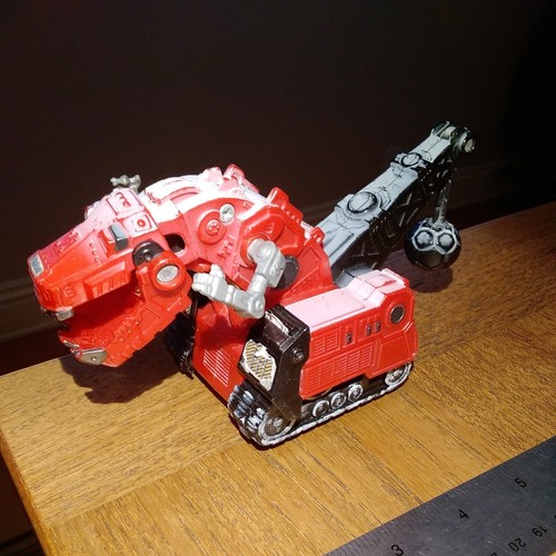 Mattel 2015 Dinotrux TY RUX 6" Snowy Plastic Construction Toy T-Rex | eBay