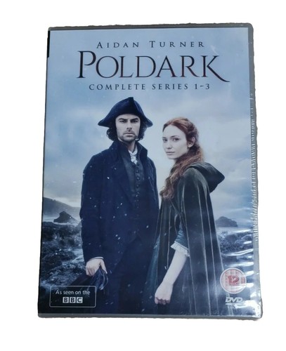 Poldark Complete Series 1 -3 DVD, 2017 Aidan Turner 8 Disc Set 1550 min ...